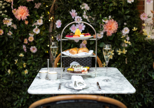 Dalloway Terrace in The Bloomsbury Hotel | Instagrammable Afternoon Tea ...
