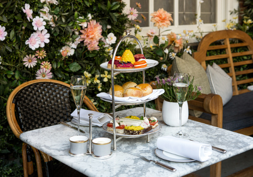 Dalloway Terrace in The Bloomsbury Hotel | Instagrammable Afternoon Tea ...